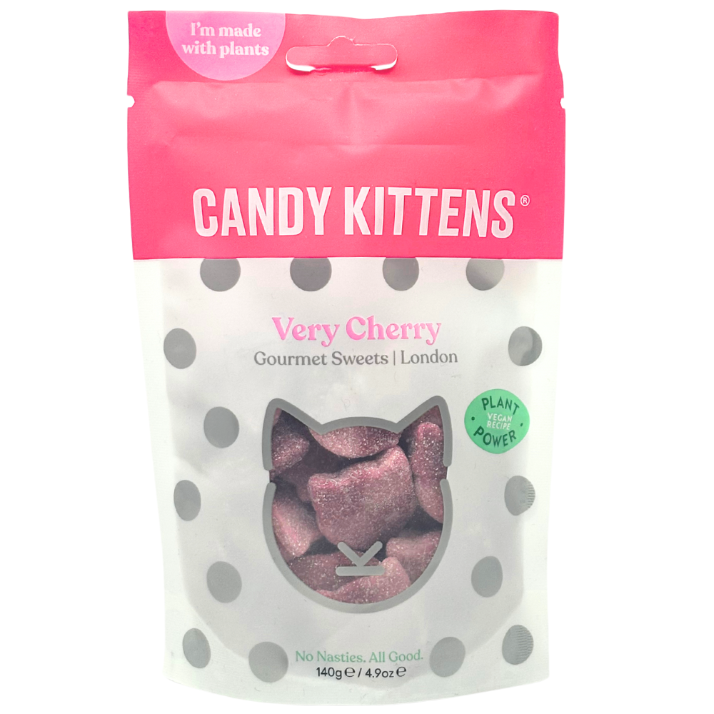 Candy Kittens Very Cherry (UK) - 140g | Candy Funhouse – Candy Funhouse CA