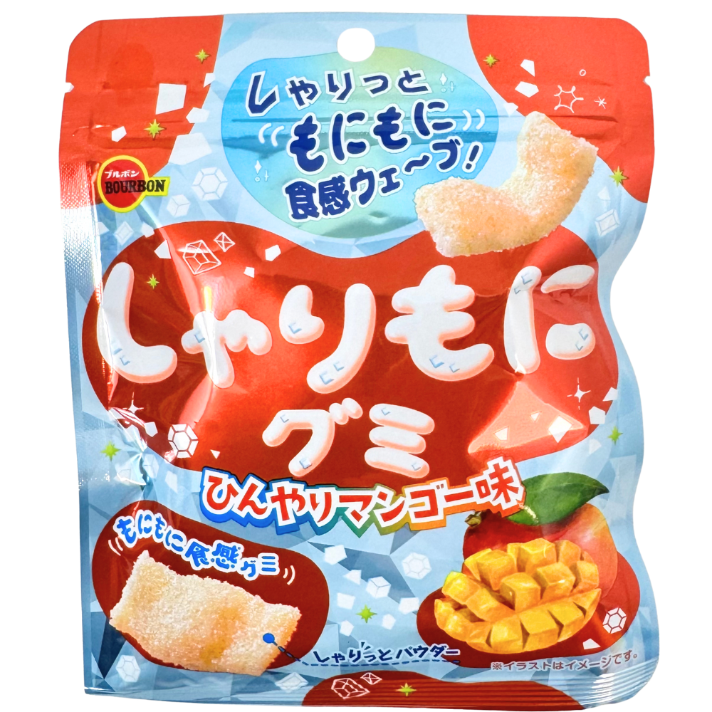 Bourbon Sharimoni Cool Mango Gummy (Japan) - 57g | Candy Funhouse – Candy Funhouse CA