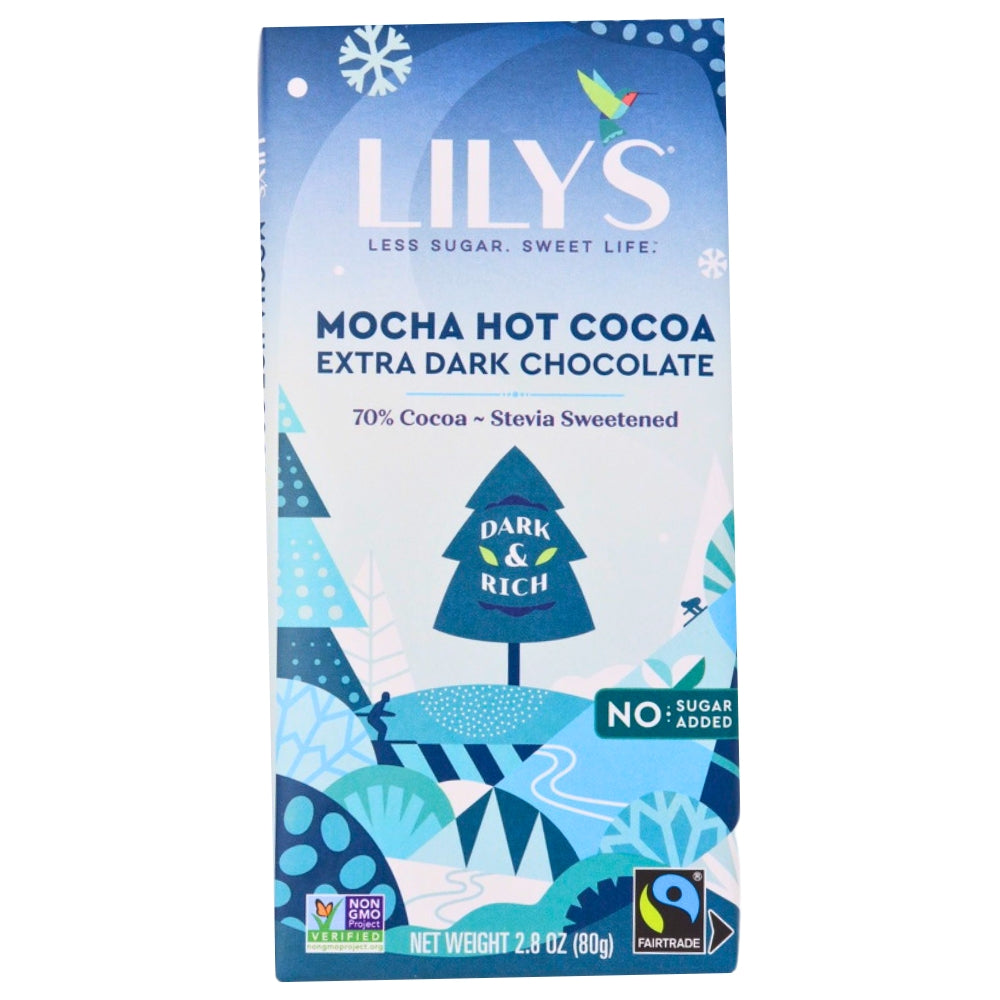 Lily's No Sugar Added Mocha Hot Cocoa Chocolate Bar | Candy Funhouse – Candy Funhouse CA