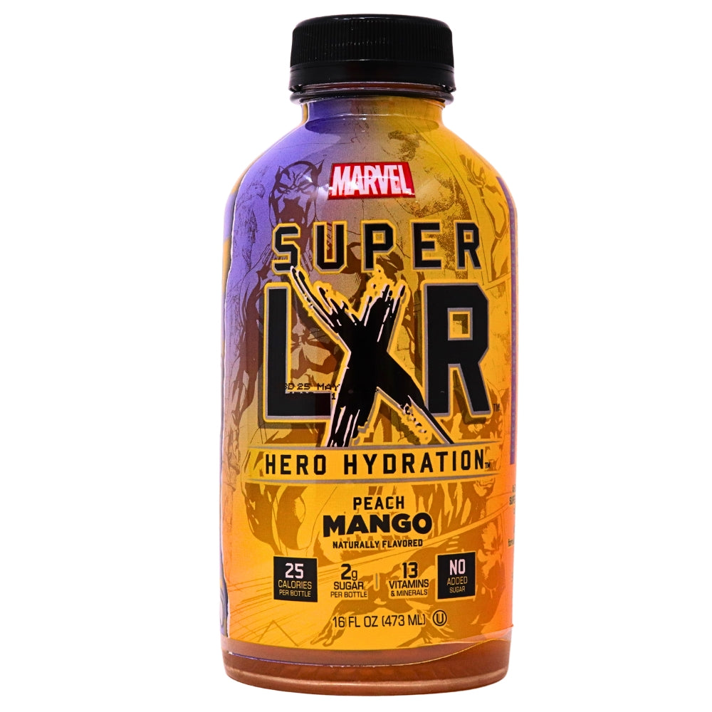 Arizona Marvel Super LXR Hero Hydration Peach Mango Drink – Candy Funhouse CA