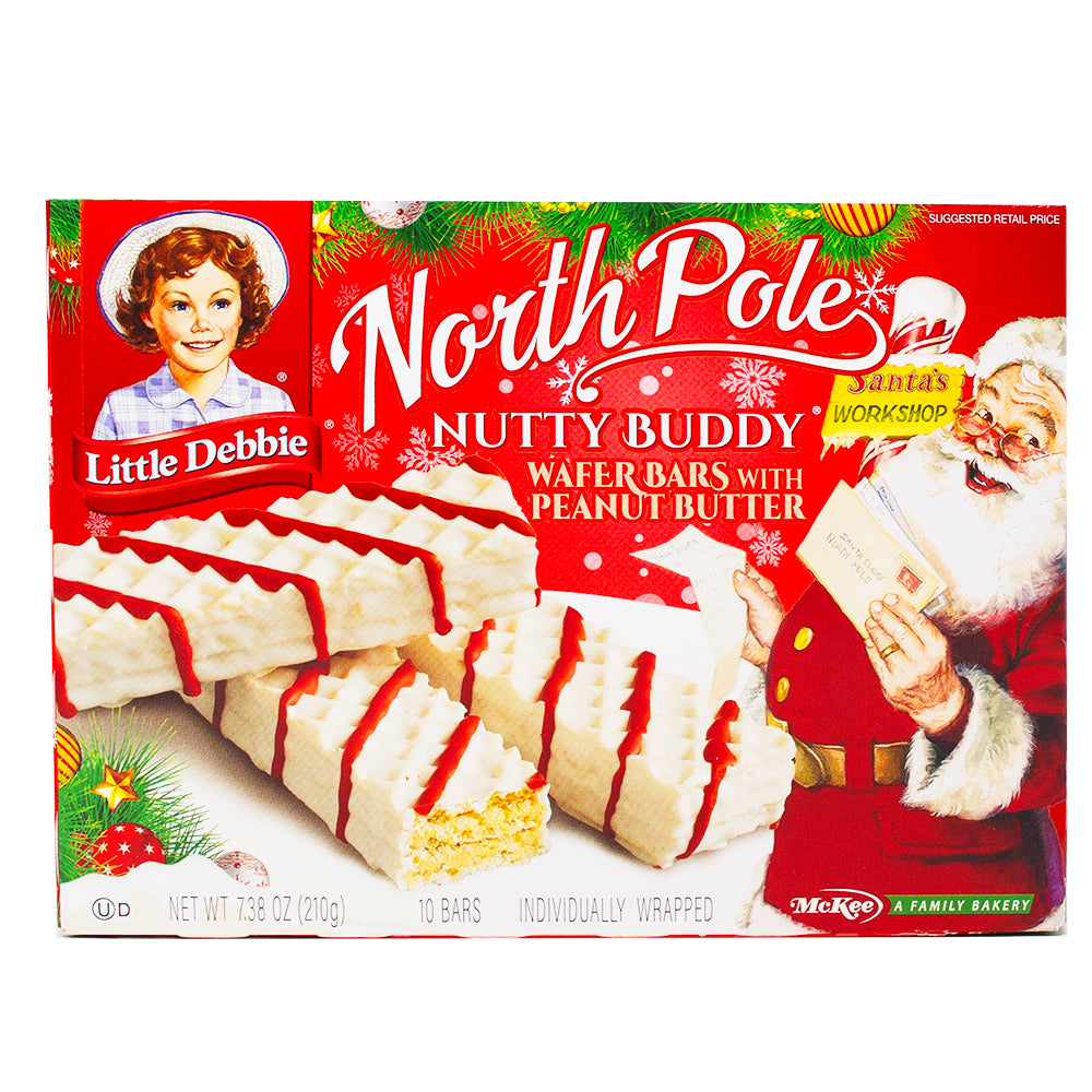 Little Debbie North Pole Nutty Buddy Bars | Candy Funhouse – Candy ...