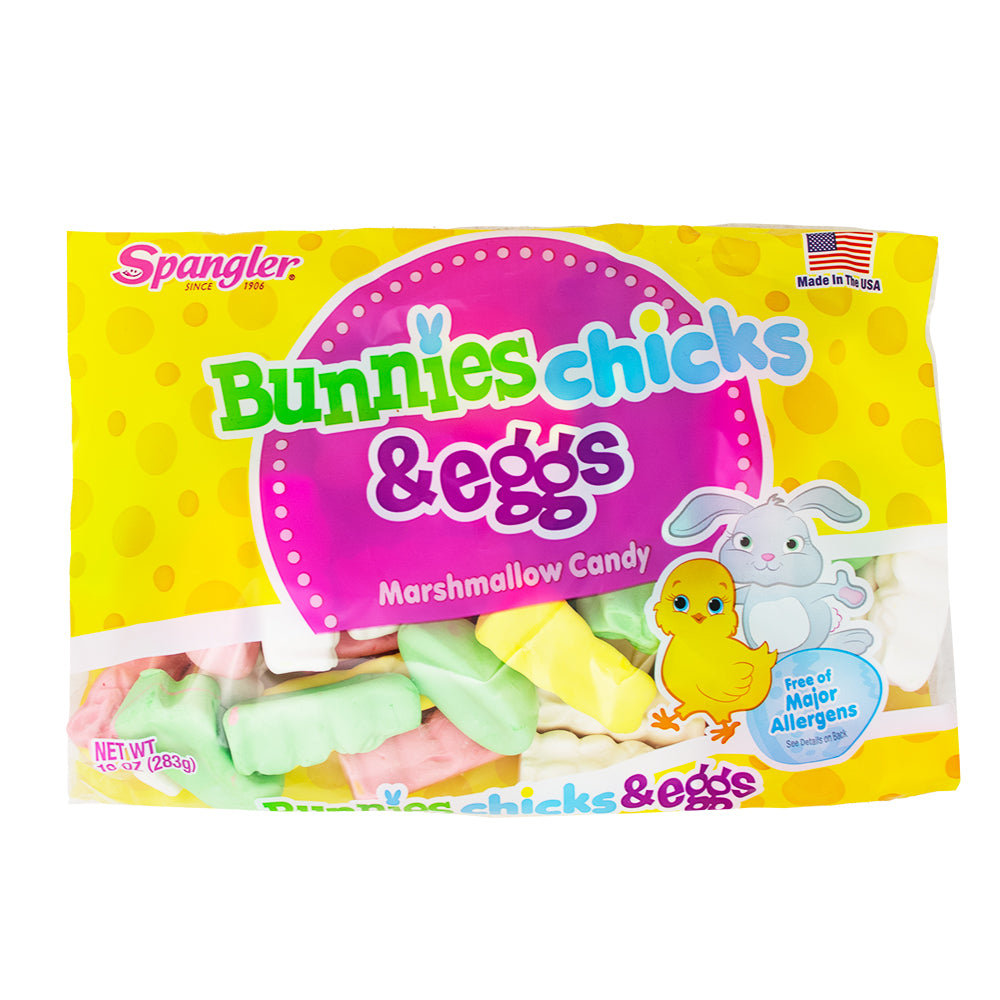 Easter Marshmallow Bunnies, Chicks, Eggs - 10oz | Candy Funhouse ...