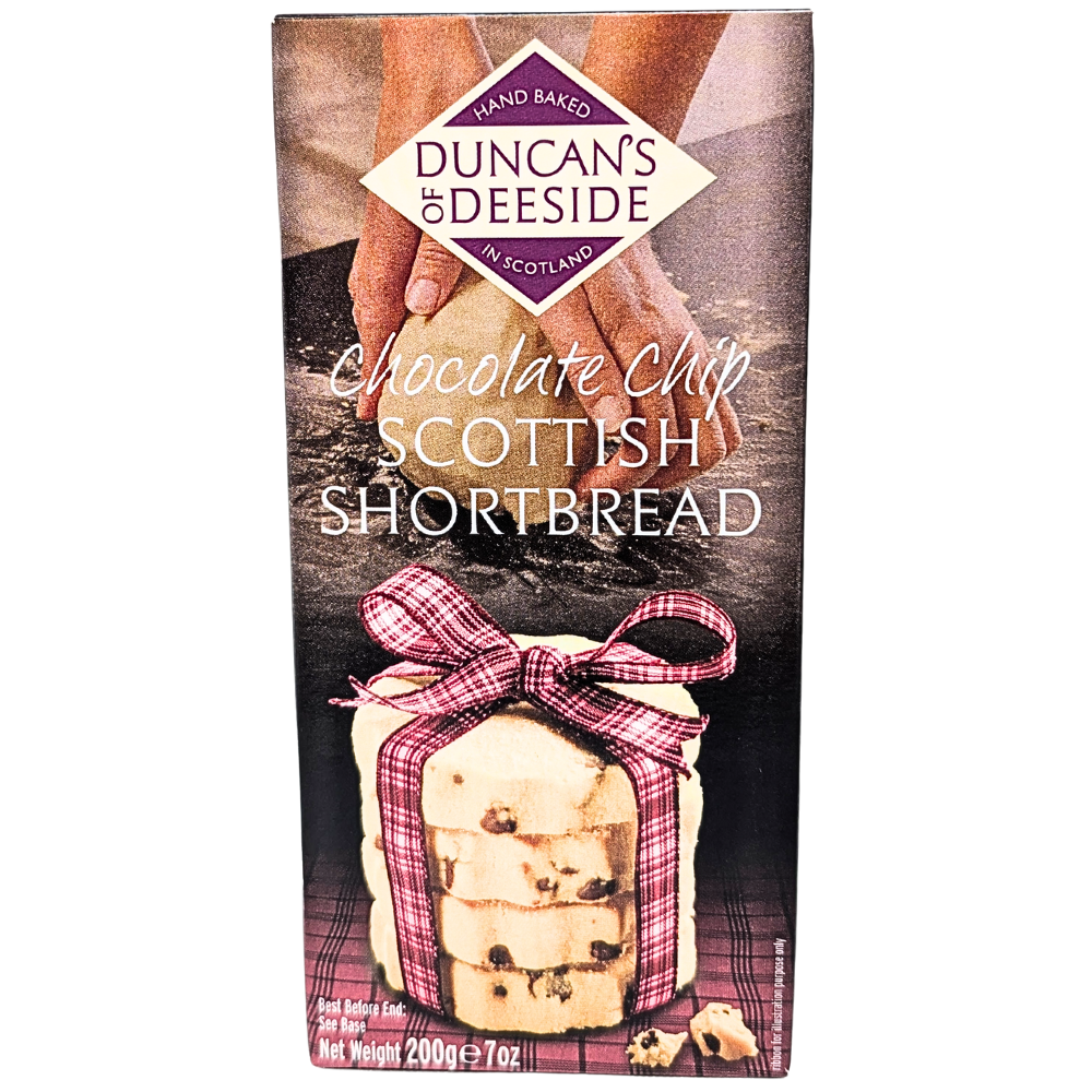 Duncan's Chocolate Chip Scottish Shortbread - 200g | Candy Funhouse – Candy Funhouse CA