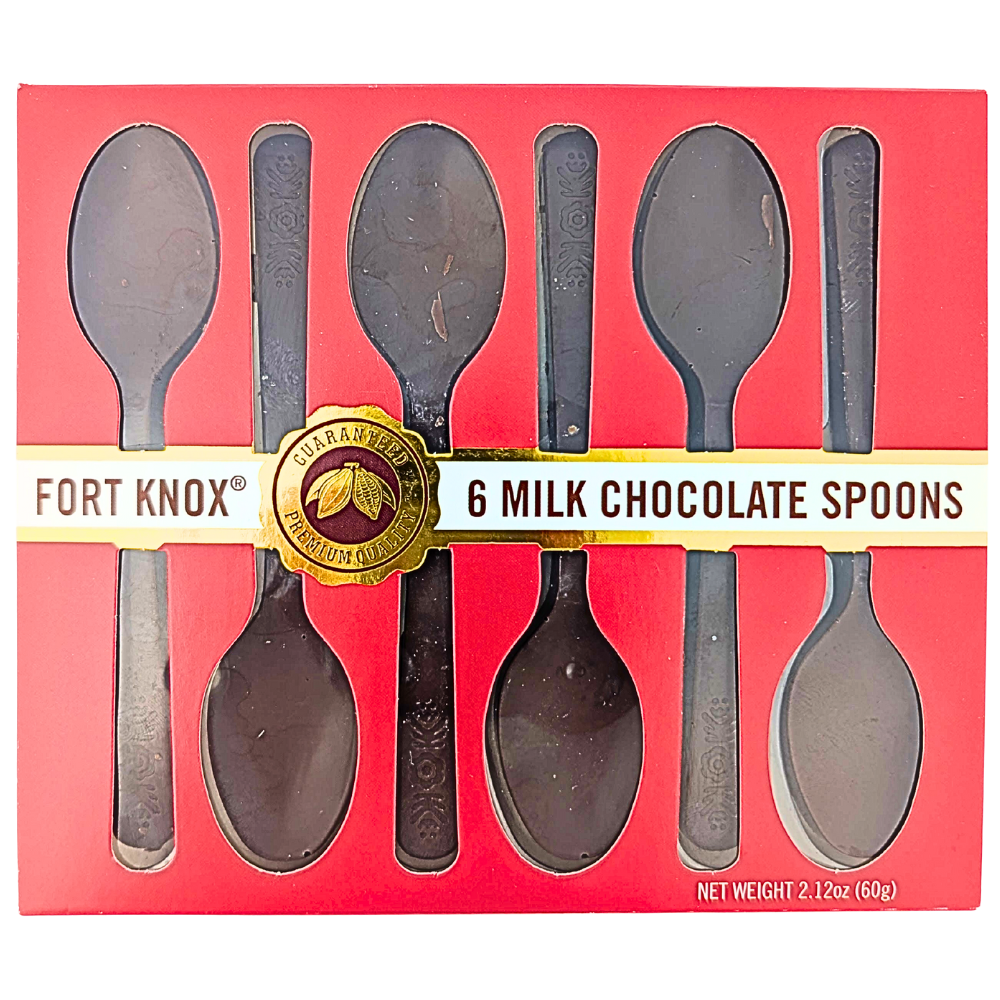 Fort Knox Milk Chocolate Spoons - 60g | Candy Funhouse – Candy Funhouse CA