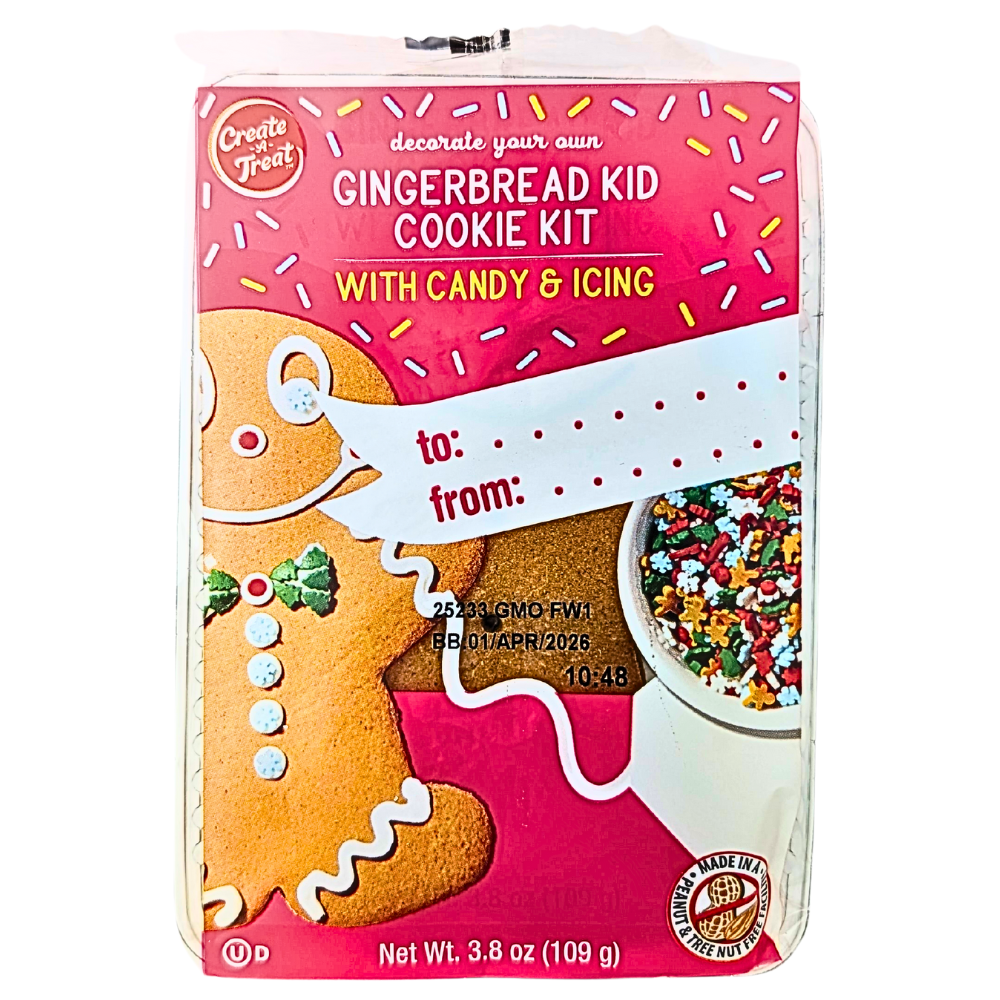 Gingerbread Kid Kit - 3.8oz | Candy Funhouse – Candy Funhouse CA
