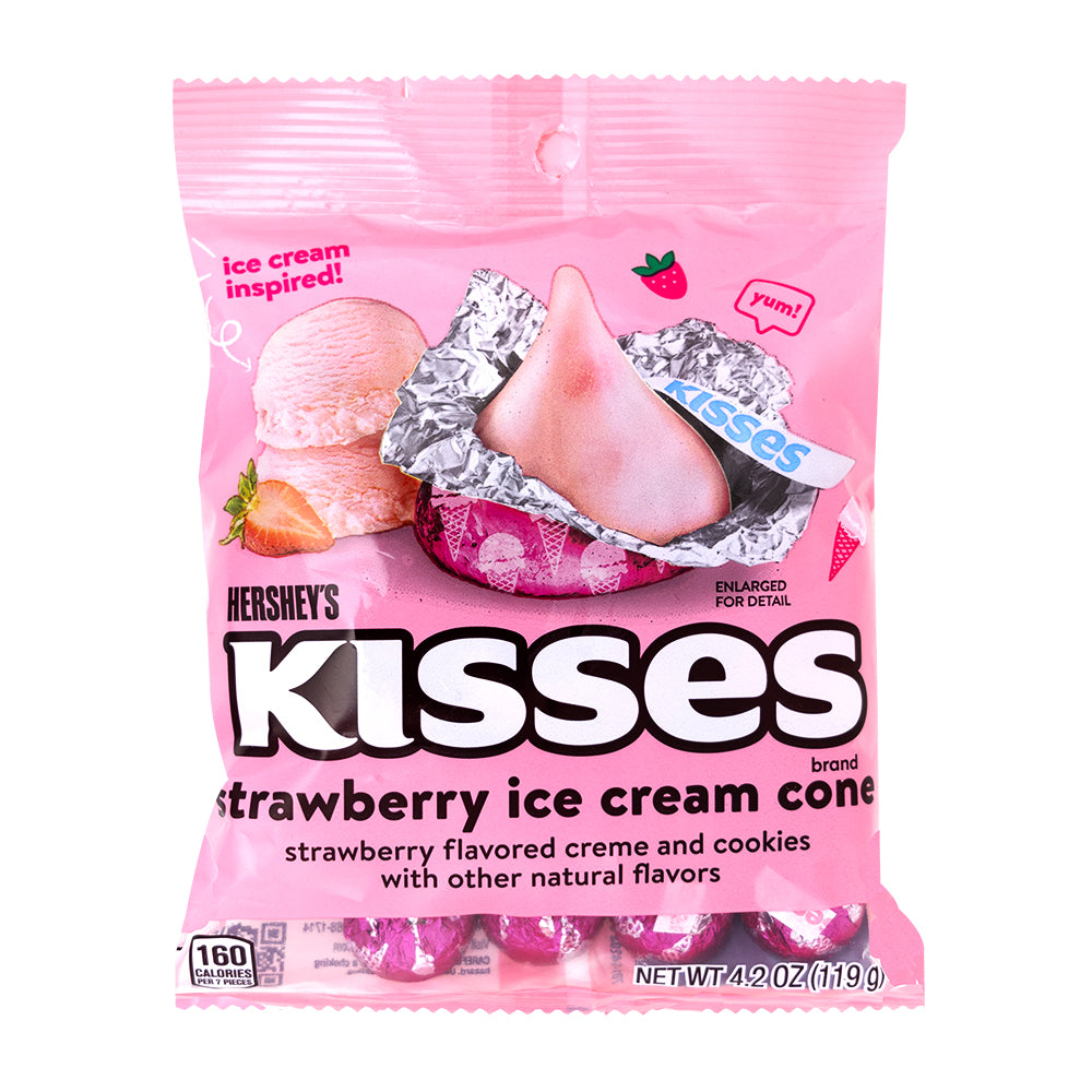 Hershey's Kisses Strawberry Ice Cream - 119g | Candy Funhouse – Candy Funhouse CA