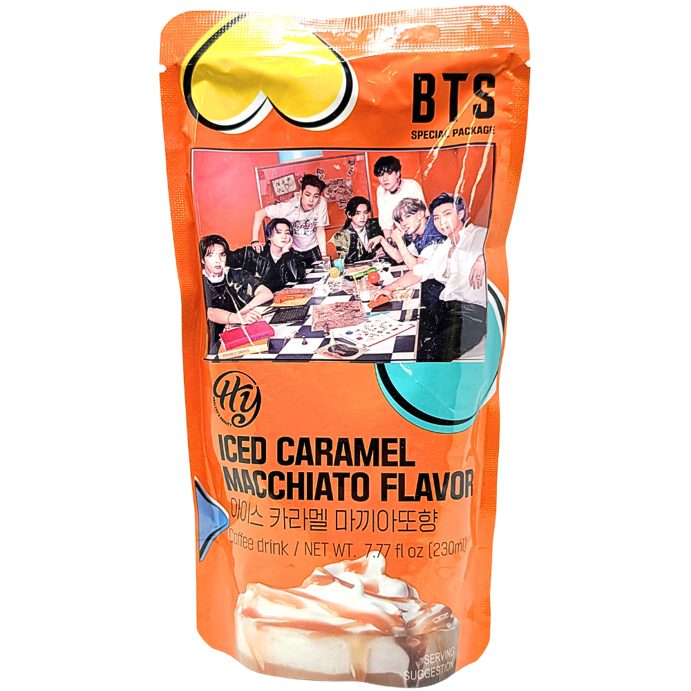 HY BTS Iced Caramel Macchiato Coffee (Korea) - 230mL | Candy Funhouse – Candy Funhouse CA