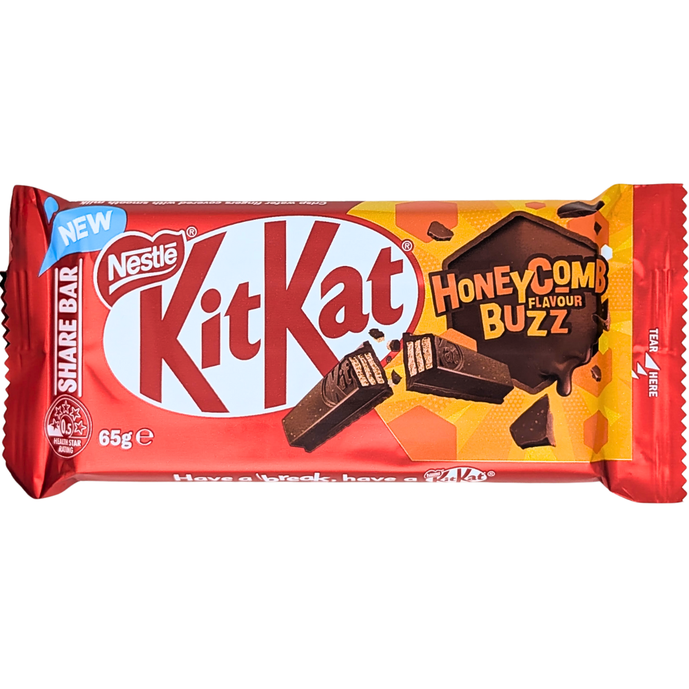 Kit Kat Honeycomb Buzz (Australia) - 65g | Candy Funhouse – Candy Funhouse CA