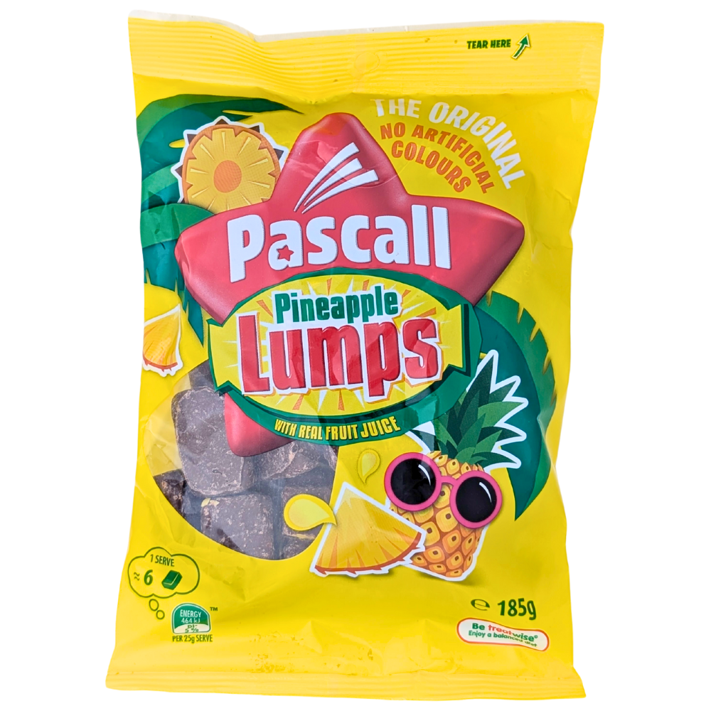 Pascall Pineapple Lumps (Australia) - 185g | Candy Funhouse – Candy Funhouse CA