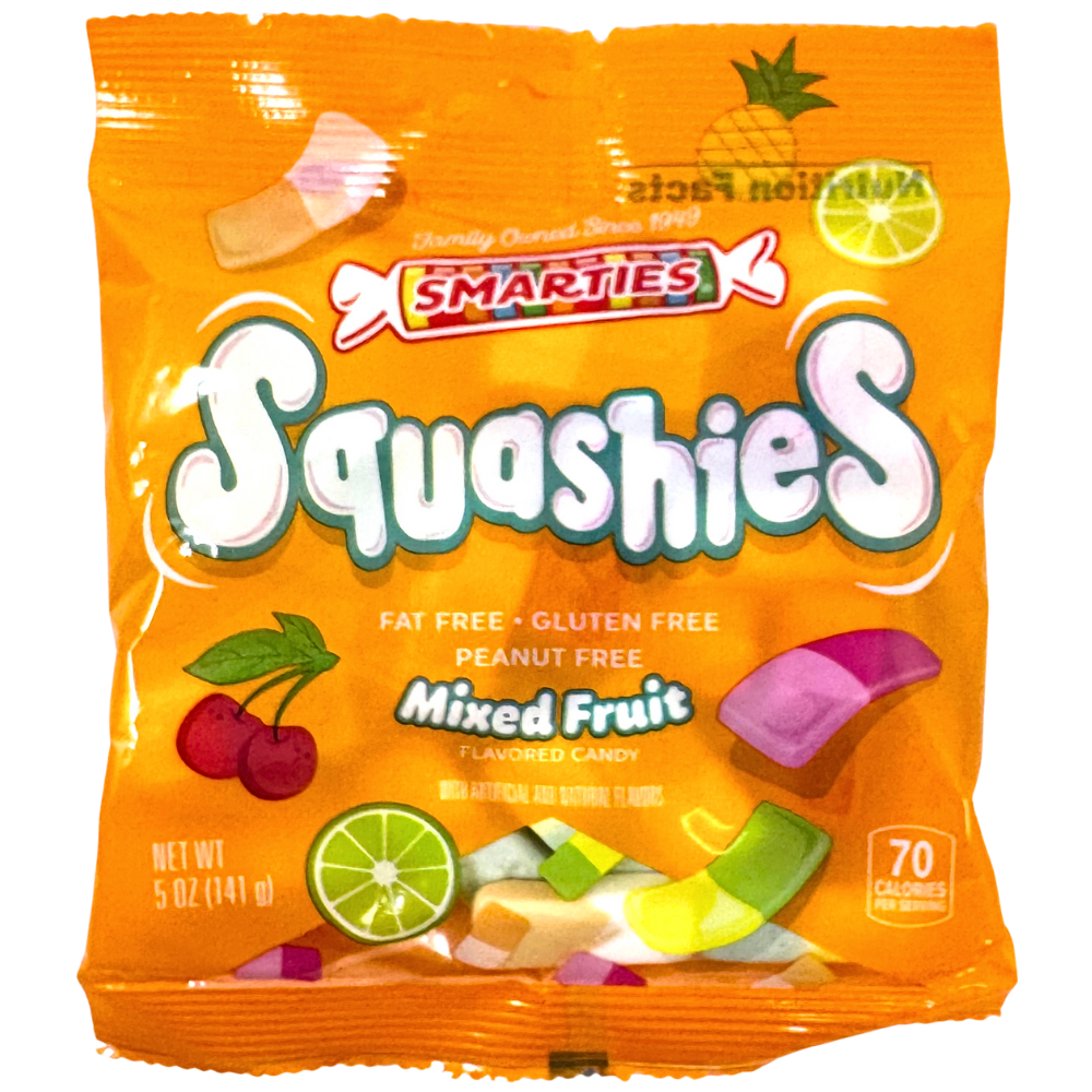Smarties Squashies Mixed Fruit - 142g | Candy Funhouse – Candy Funhouse CA