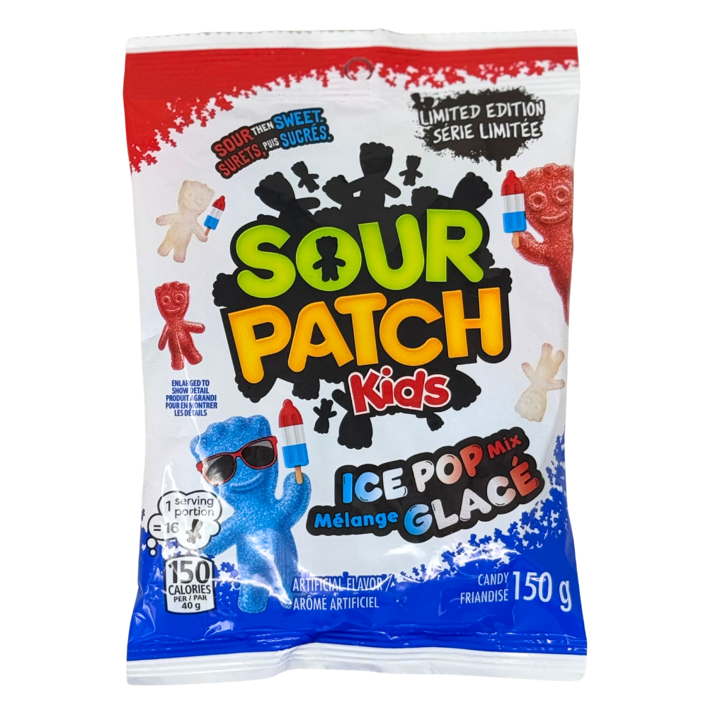 Sour Patch Kids Ice Pop Mix - 150g | Candy Funhouse – Candy Funhouse CA