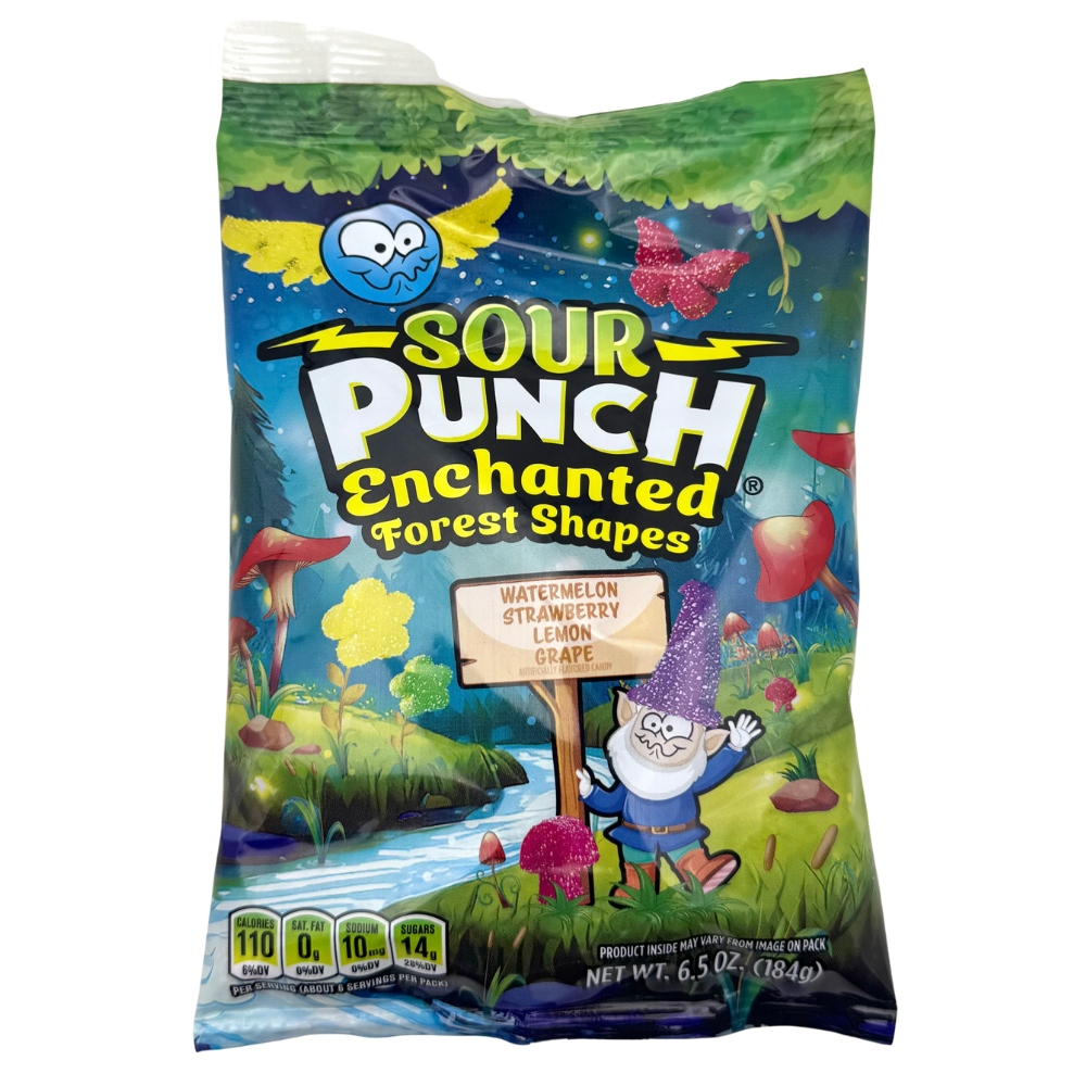 Sour Punch Enchanted Forest Shapes - 6.5oz | Candy Funhouse – Candy ...