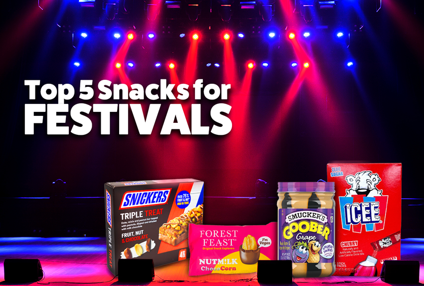 Top 5 Snacks For Festivals | Candy Funhouse – Candy Funhouse CA