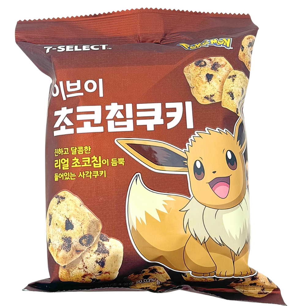 7-Eleven Eevee Chocolate Chip Cookies (Korea) - 132g | Candy Funhouse ...