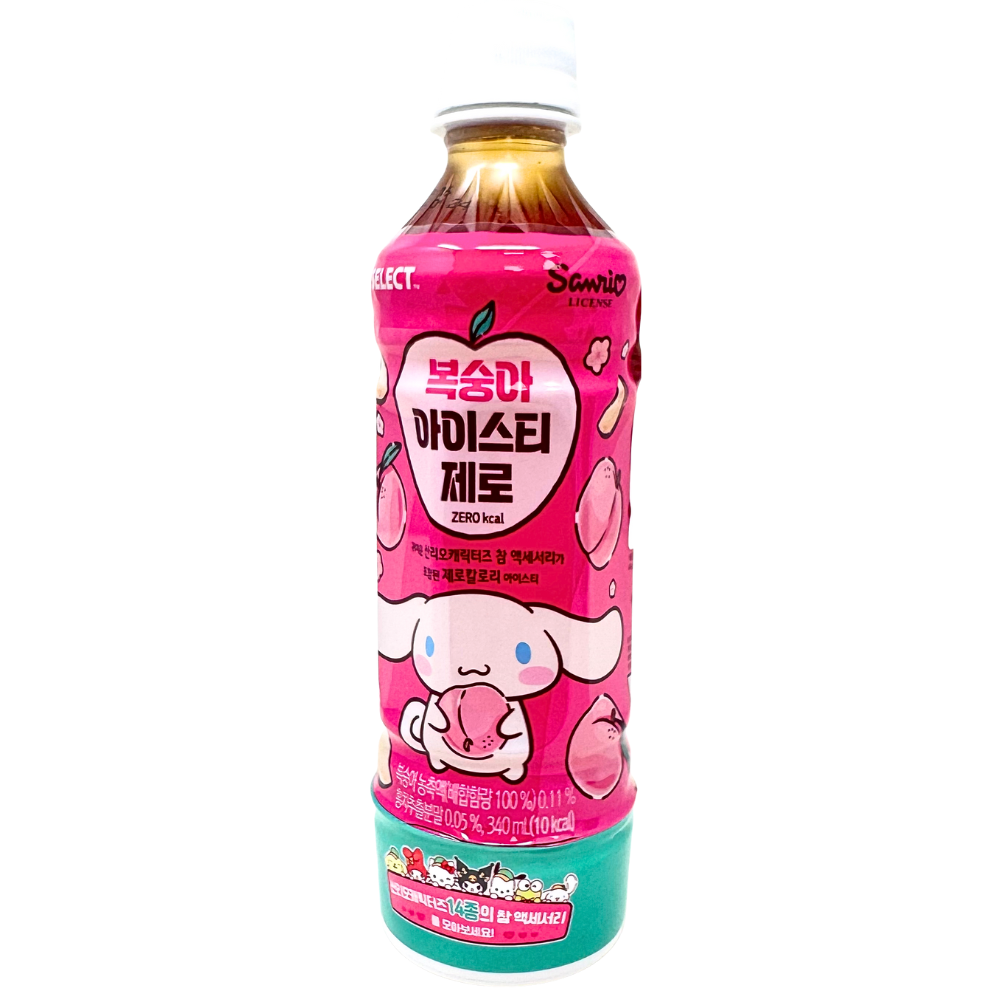 7-Eleven Sanrio Peach Iced Tea Zero (Korea) - 340mL | Candy Funhouse ...