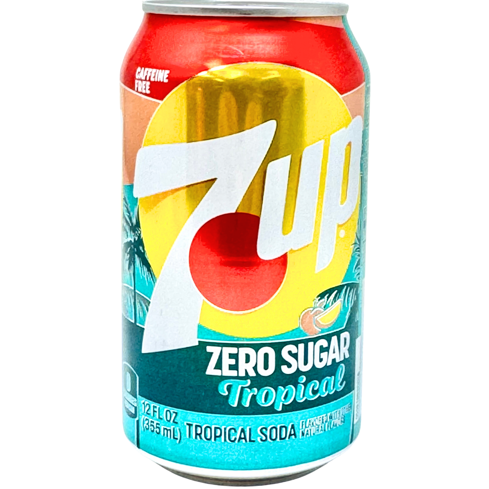 7up Tropical Zero Sugar Soda - 355mL | Candy Funhouse – Candy Funhouse CA