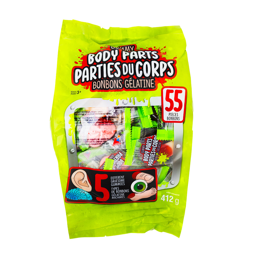 Gummy Body Parts 55ct - 412g | Candy Funhouse – Candy Funhouse CA