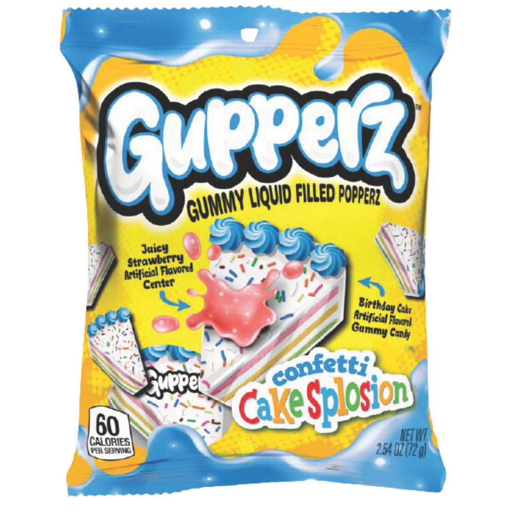 Gupperz Confetti Cake Splosion - 2.54oz – Candy Funhouse CA