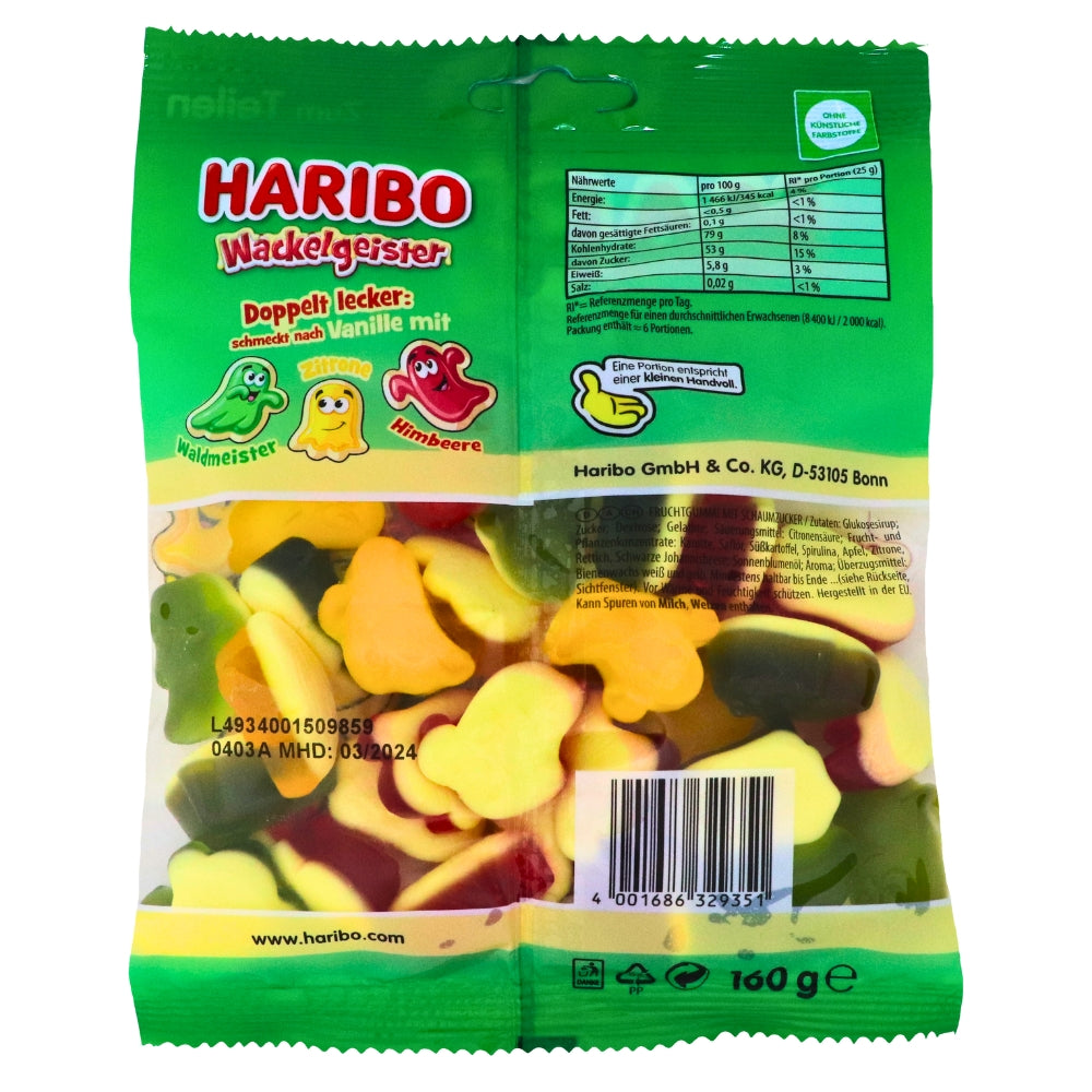 Haribo Wackelgeister (Ghosts) - 160g | Candy Funhouse