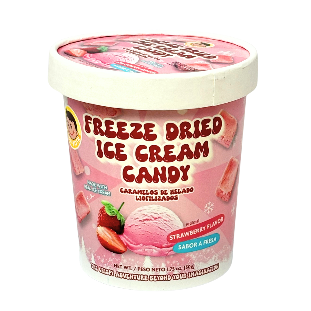 Josh Bosh Freeze Dried Strawberry Ice Cream - 1.75oz | Candy Funhouse ...