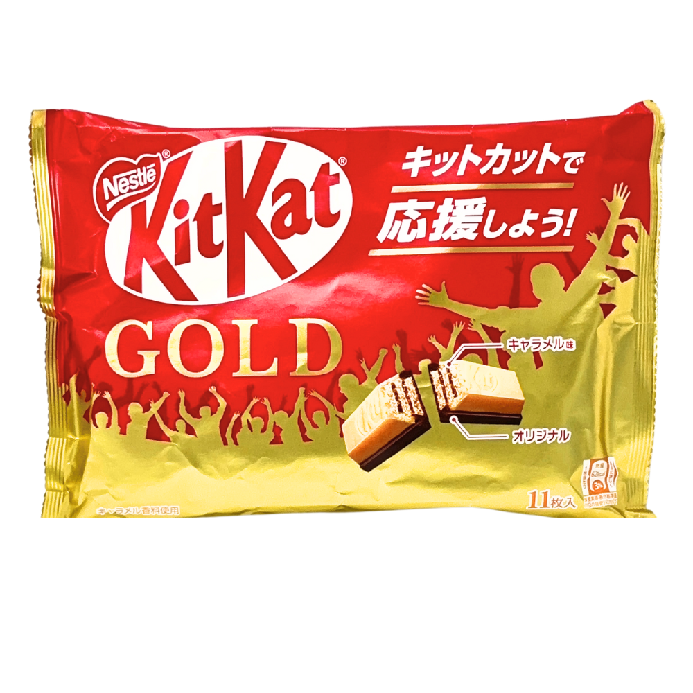 Kit Kat Gold Chocolate Bars (Japan) - 11 Bars | Candy Funhouse – Candy ...