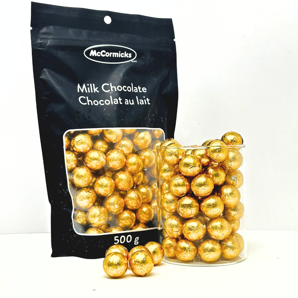 McCormicks Gold Chocolate Balls - 500g | Candy Funhouse – Candy Funhouse CA