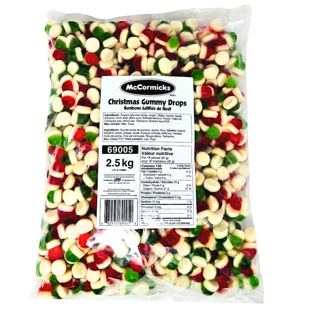 McCormicks Christmas Gummy Drops - 2.5kg | Candy Funhouse – Candy ...