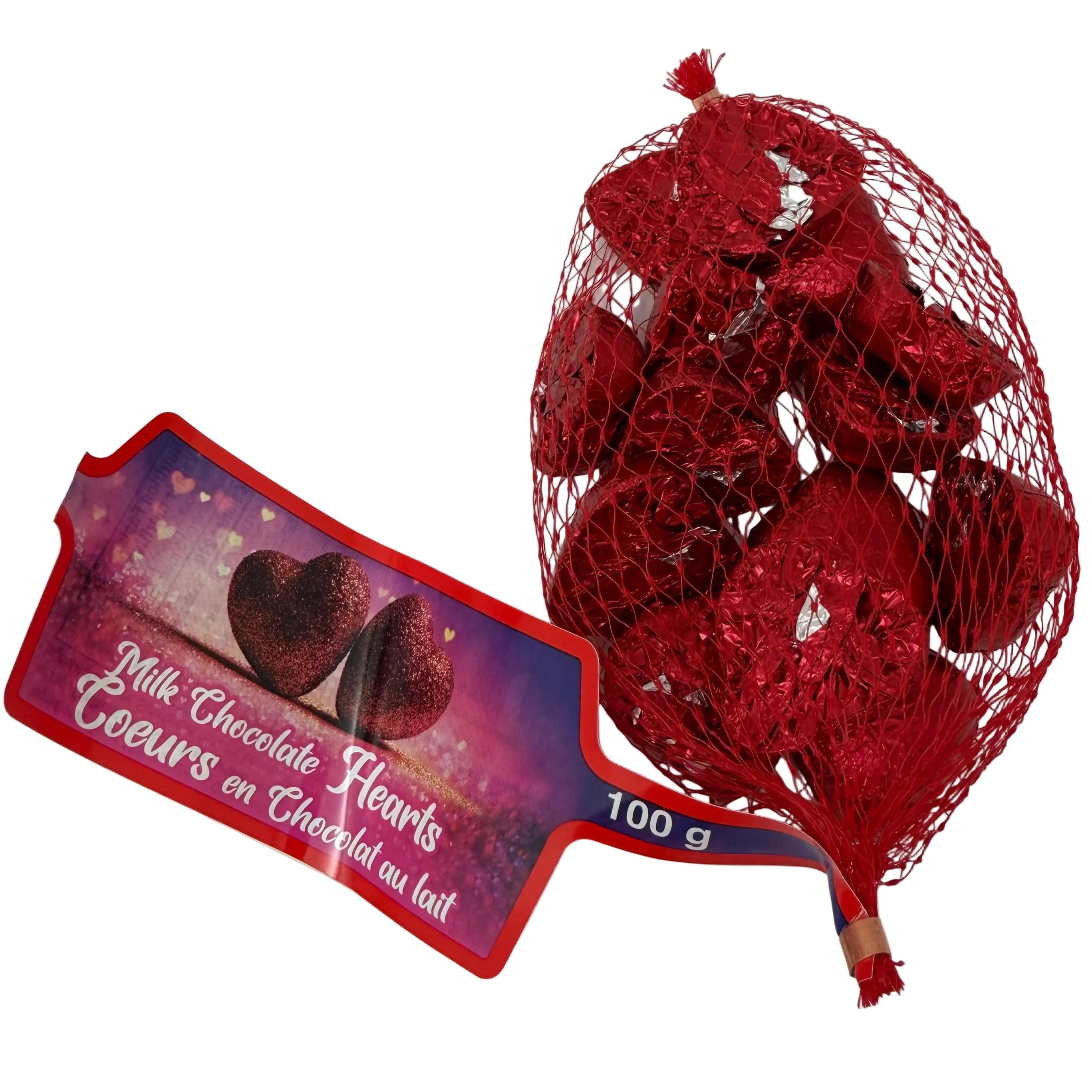 Milk Chocolate Hearts - 100g | Candy Funhouse – Candy Funhouse CA