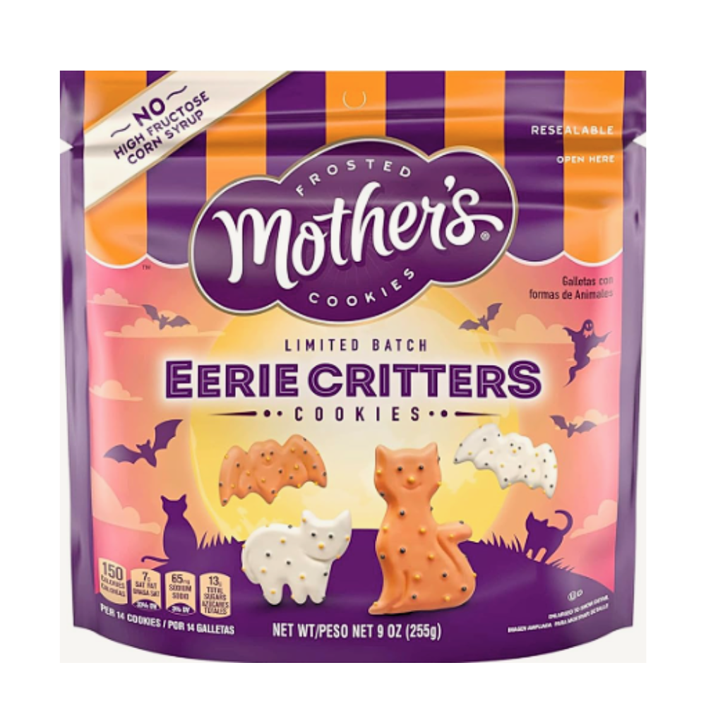 Mothers Eerie Critters Cookies Halloween Edition - 9oz | Candy Funhouse – Candy Funhouse CA