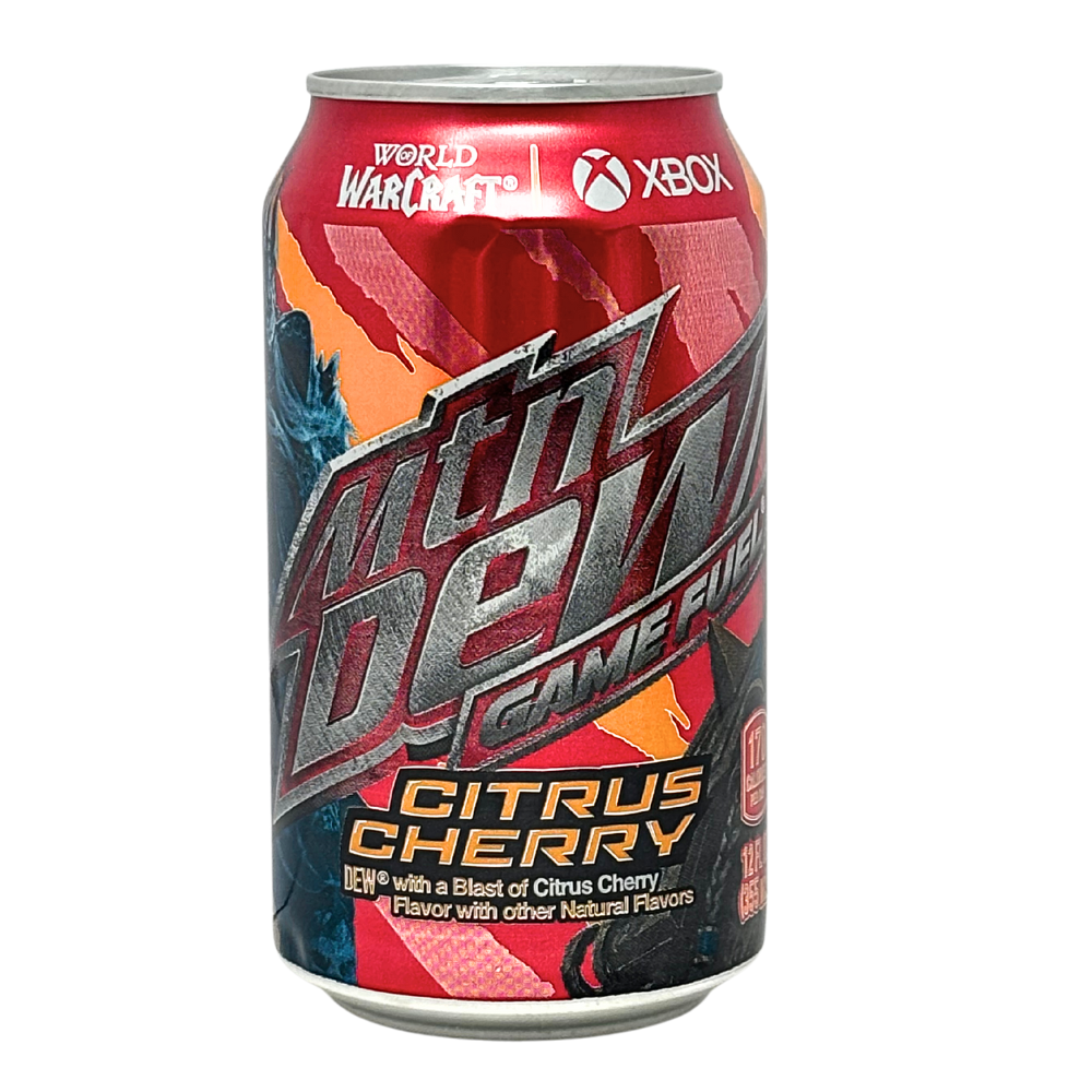 Mountain Dew Citrus Cherry Game Fuel - 355mL | Candy Funhouse – Candy ...