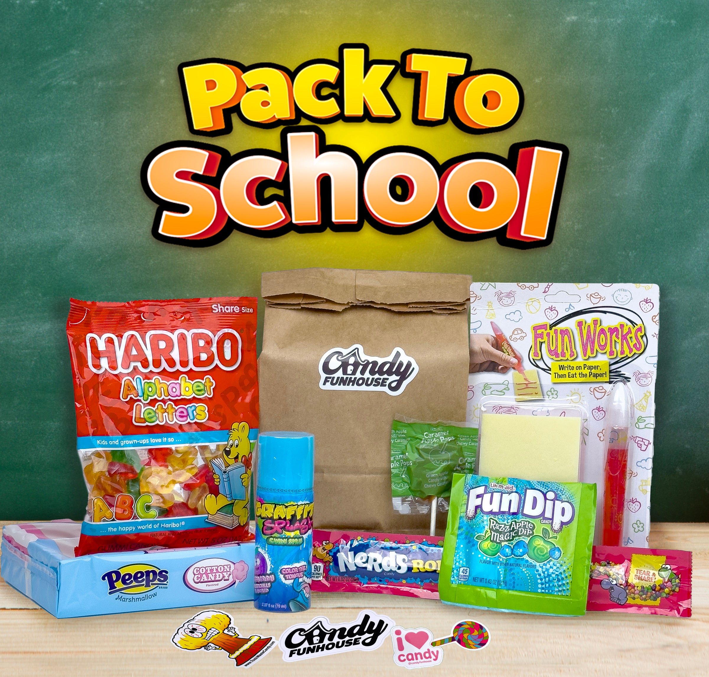 Pack to School Surprise Bag | Candy Funhouse – Candy Funhouse CA