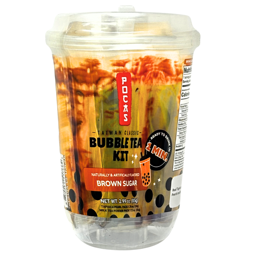 Pocas Popping Boba Kit Brown Sugar Single Cup | Candy Funhouse – Candy ...
