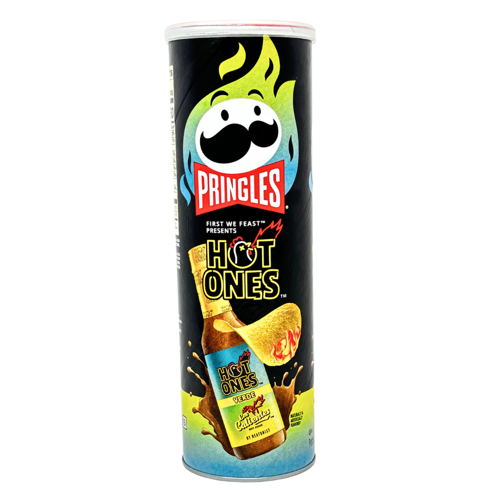 Pringles Hot Ones Verde - 156g | Candy Funhouse – Candy Funhouse CA