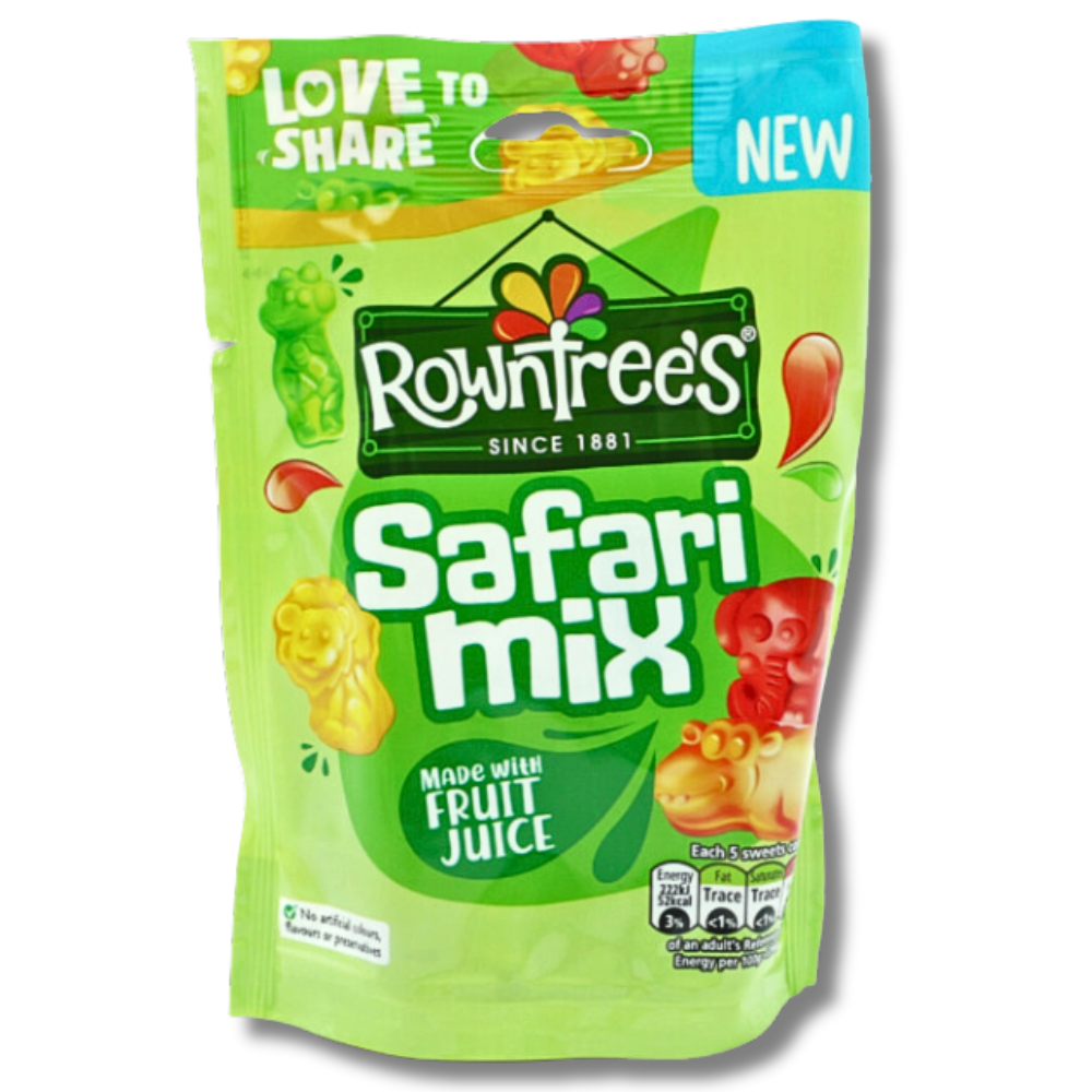 Rowntree Safari Mix (UK) - 115g | Candy Funhouse – Candy Funhouse CA