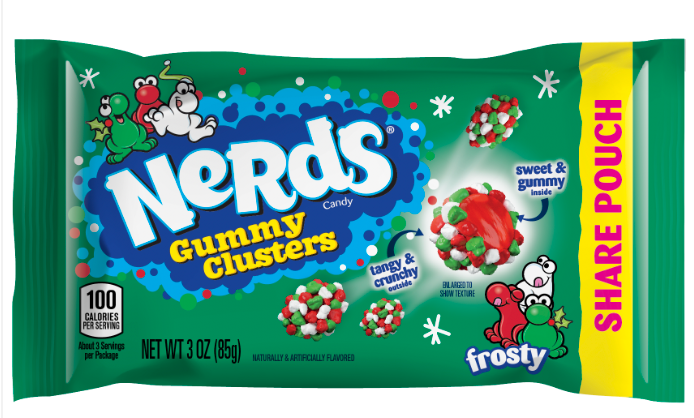 Nerds Frosty Holidy Clusters - 6oz | Candy Funhouse – Candy Funhouse CA