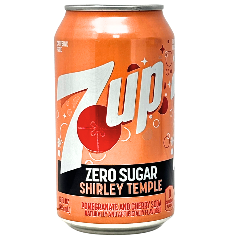 Seven Up Shirley Temple Zero Sugar - 355mL | Candy Funhouse – Candy ...