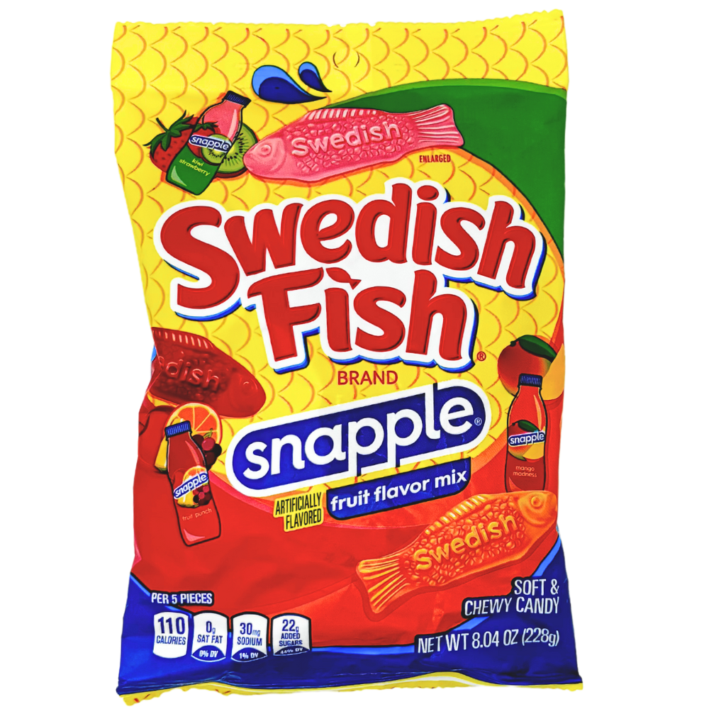Swedish Fish Snapple - 8.04oz | Candy Funhouse – Candy Funhouse CA