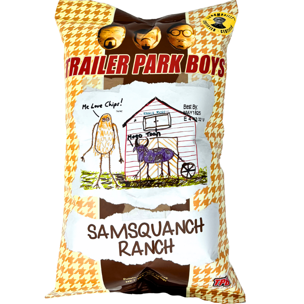 Trailer Park Boys Chips Samsquanch Ranch - 3oz | Candy Funhouse – Candy ...