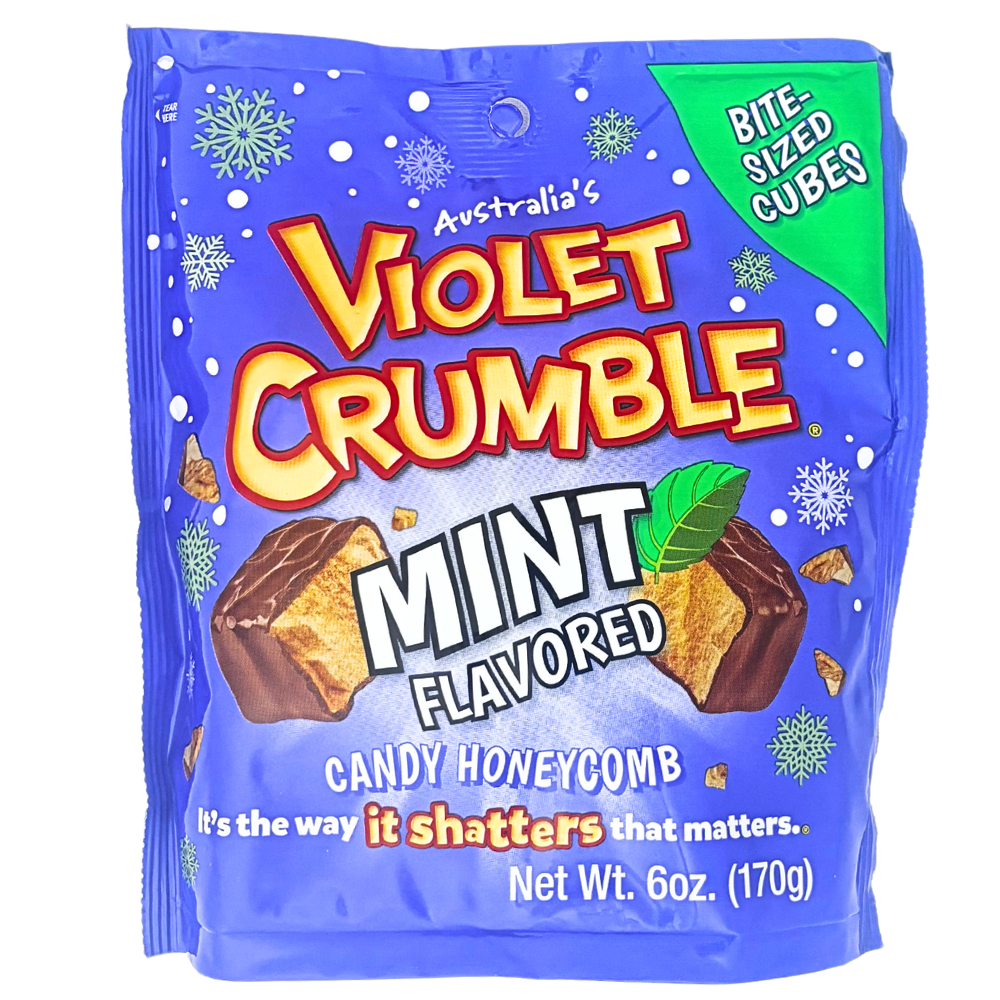 Violet Crumble Mint Chocolate Bites - 170g | Candy Funhouse – Candy ...