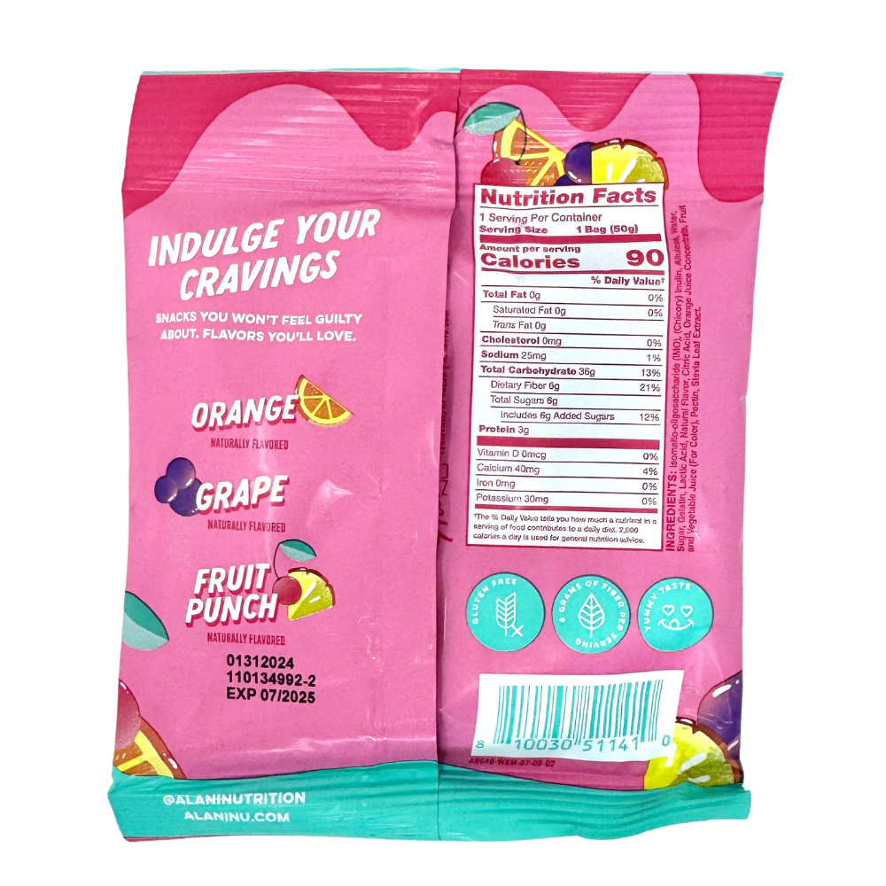 Alani Gummi Sour Gummy Worms - 1.8oz | Candy Funhouse – Candy Funhouse CA