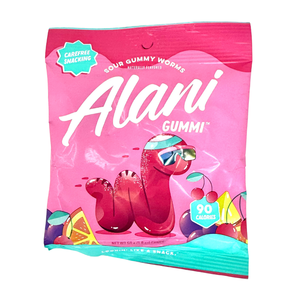 Alani Gummi Sour Gummy Worms - 1.8oz | Candy Funhouse – Candy Funhouse CA