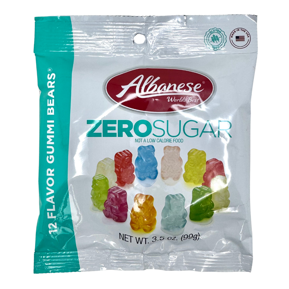 Albanese 12 Flavor Gummi Bears Zero Sugar - 3.5oz | Candy Funhouse ...