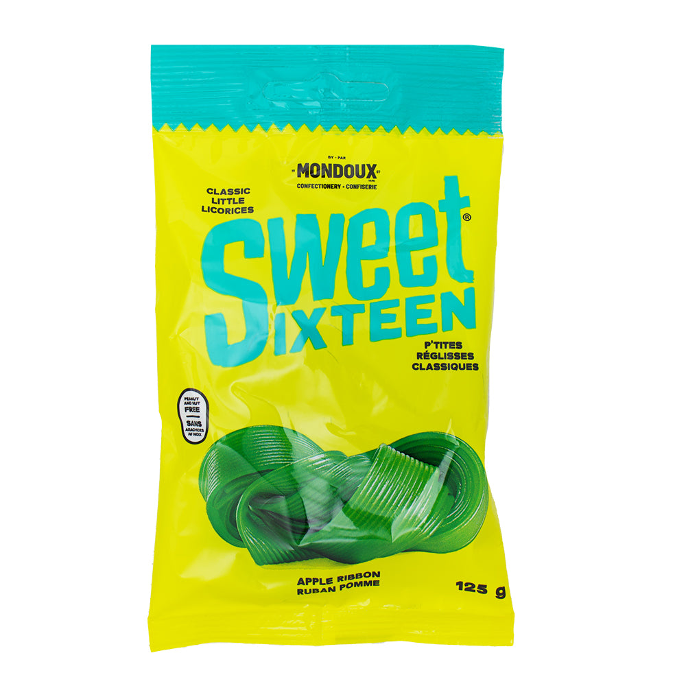 Sweet Sixteen Apple Ribbon - 125g | Candy Funhouse – Candy Funhouse CA