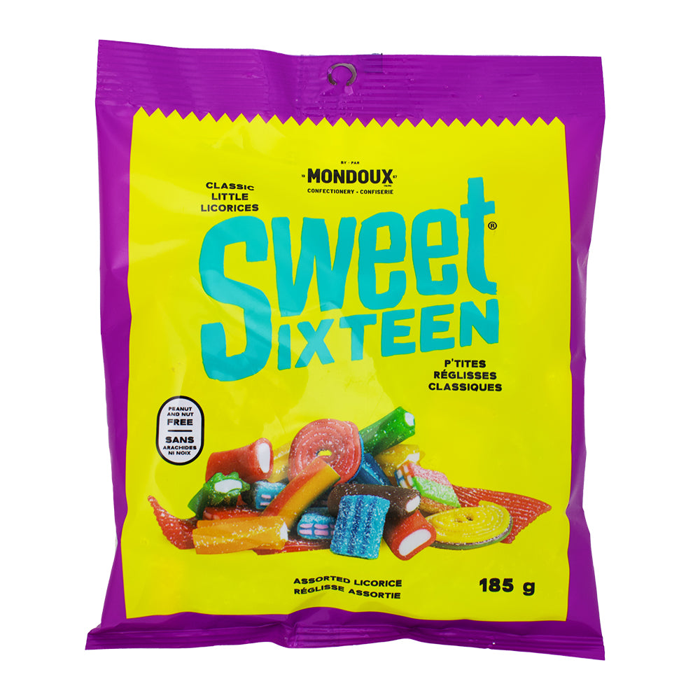 Sweet Sixteen Assorted Licorice - 185g | Candy Funhouse – Candy Funhouse CA