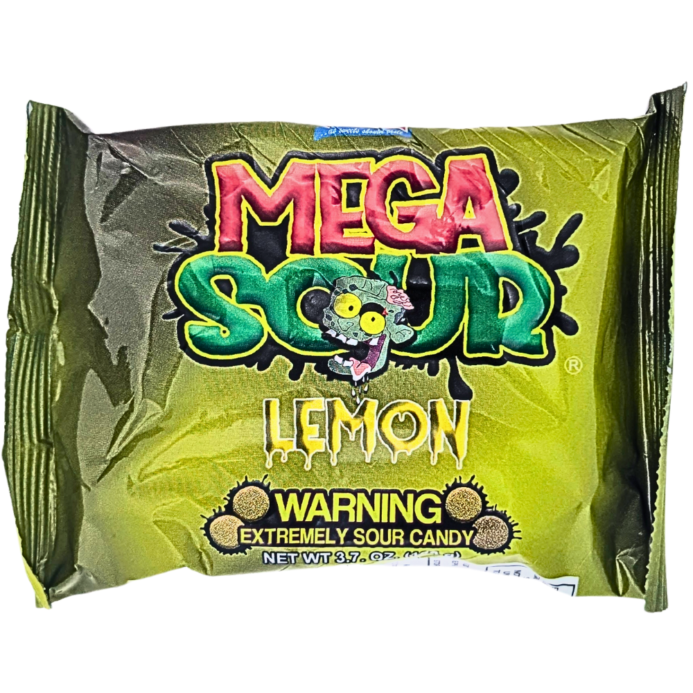 Barnetts Mega Sour Lemon (UK) - 104g | Candy Funhouse – Candy Funhouse CA