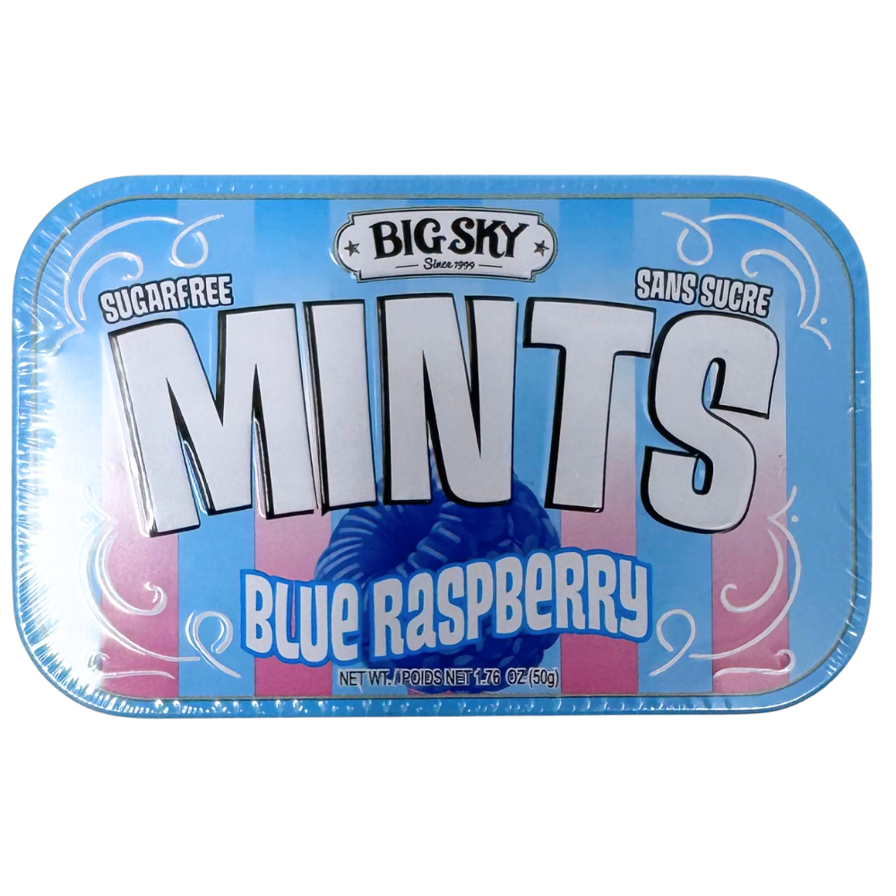 Big Sky Mints Blue Raspberry - 50g | Candy Funhouse – Candy Funhouse CA