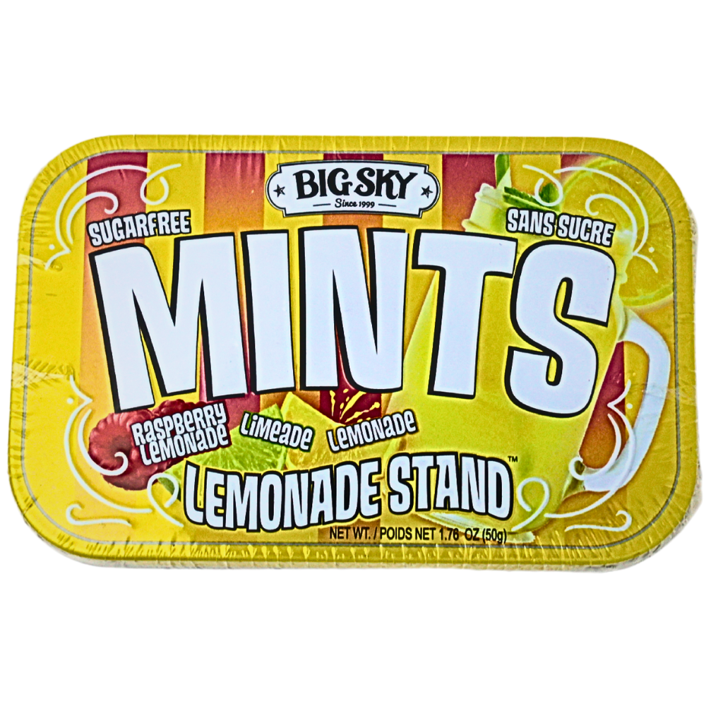 Big Sky Mints Lemonade Stand - 50g | Candy Funhouse – Candy Funhouse CA