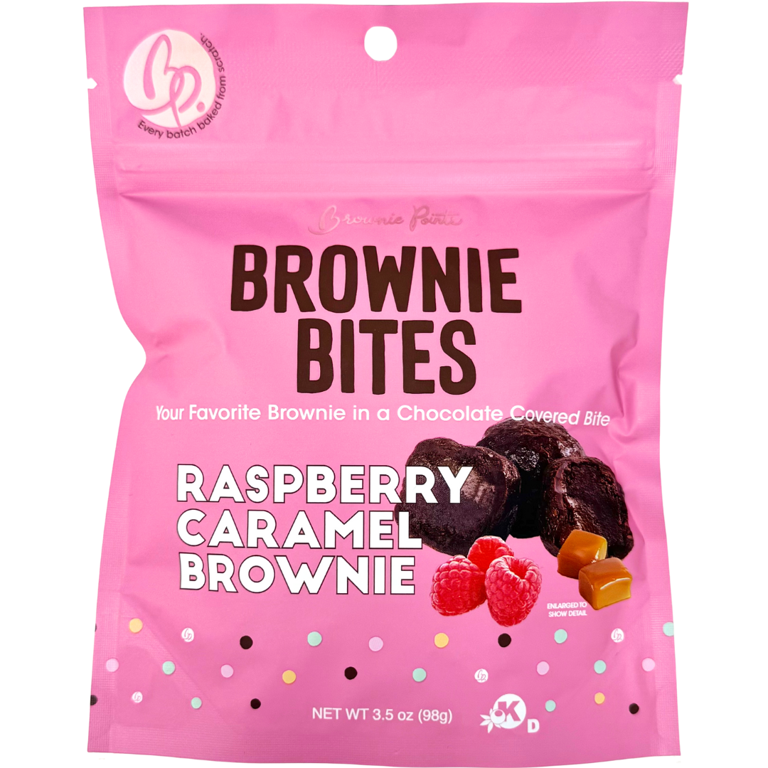 Brownie Points Raspberry Caramel Bites - 3.5oz | Candy Funhouse – Candy ...