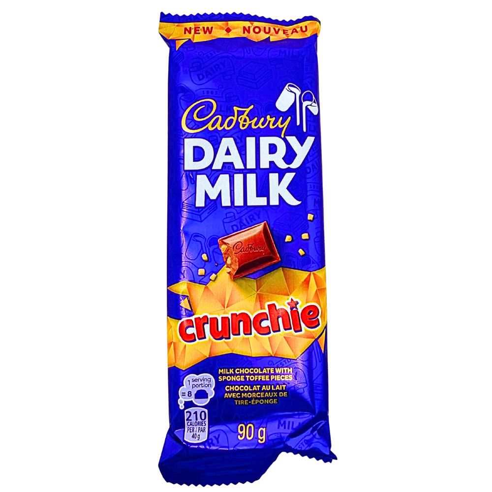 Cadbury Dairy Milk Crunchie - 90g | Candy Funhouse – Candy Funhouse CA