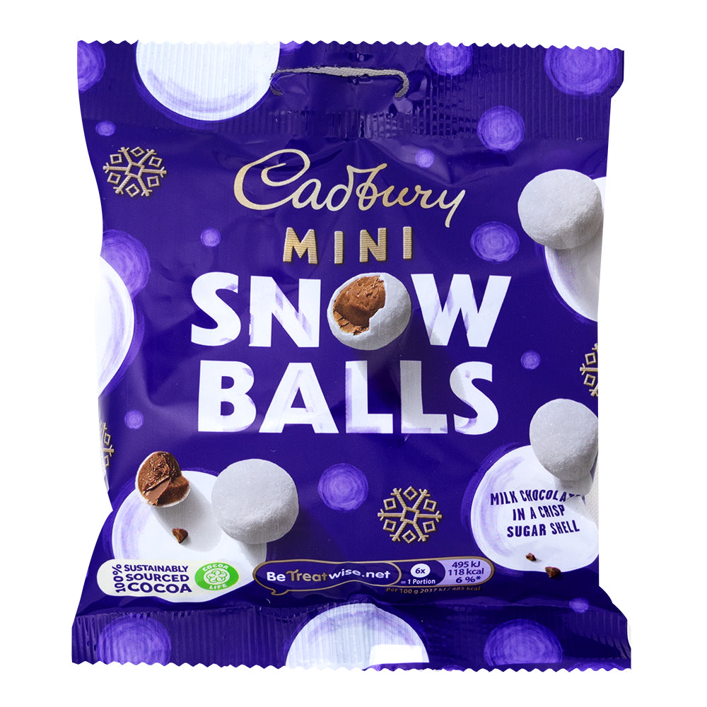 Cadbury Snow Bites Milk Chocolate UK | Candy Funhouse – Candy Funhouse CA